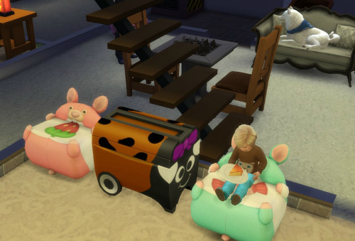 SimRay 「物を変身させる」パターン: ゆらゆらシムズ